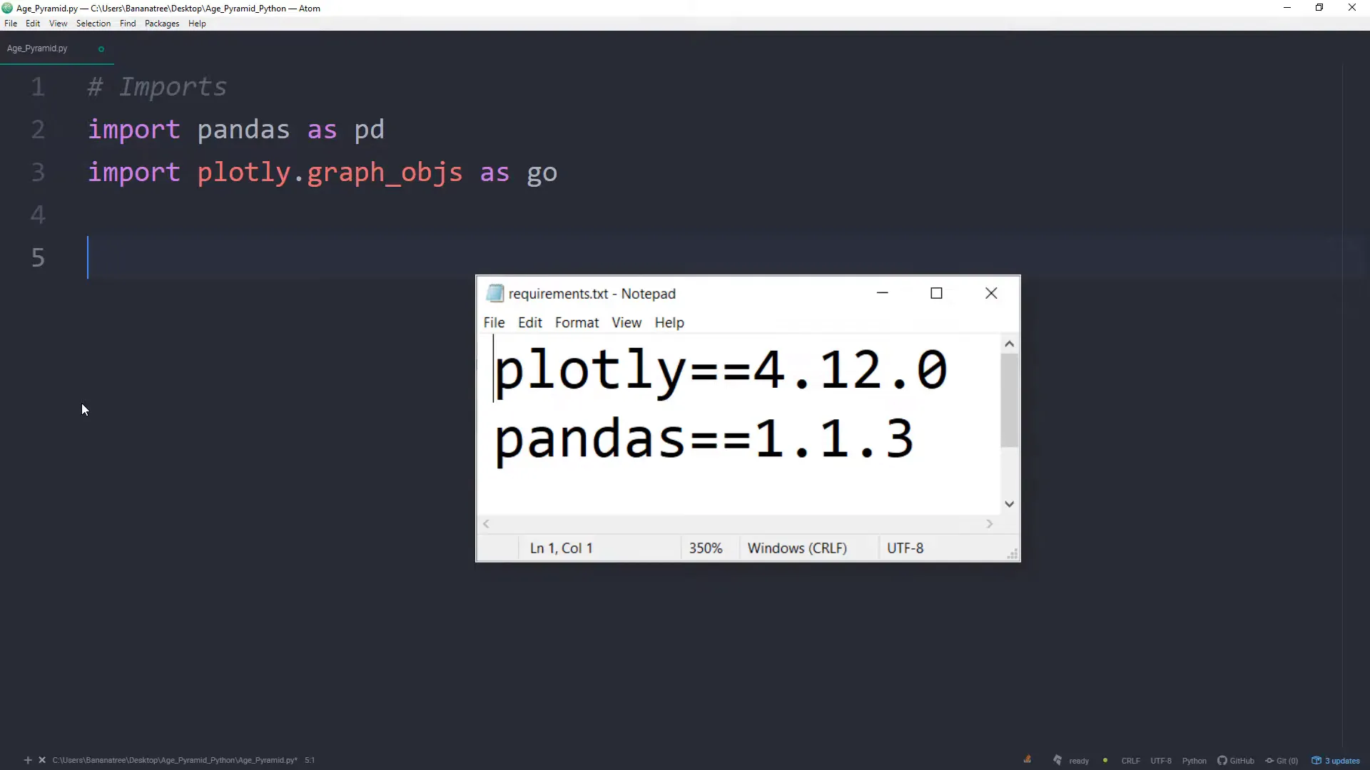 Create an Interactive Population Pyramid in Python with Plotly