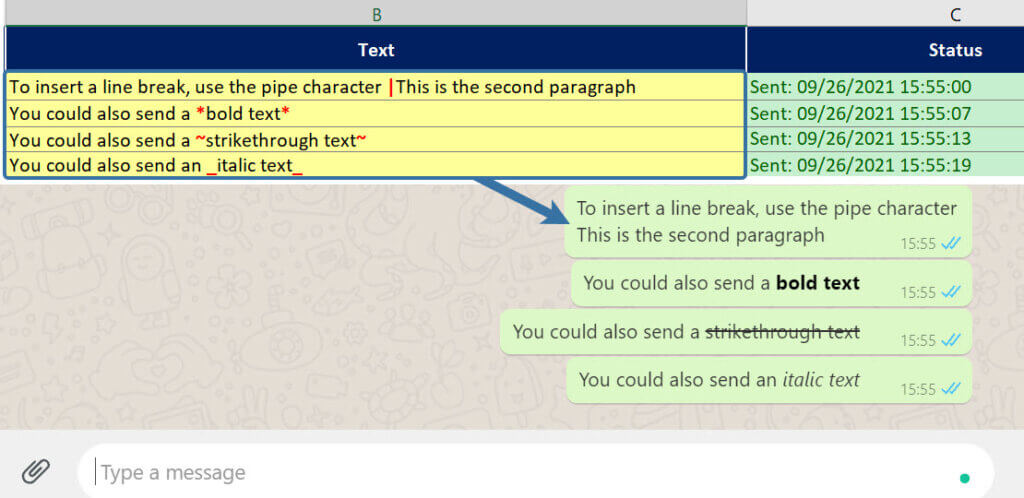 How To Send Bulk WhatsApp Messages From Excel Using VBA Free Easy Python VBA